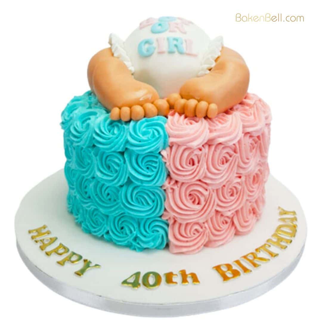 Boy or Girl Feet Cake – Bake n Bell