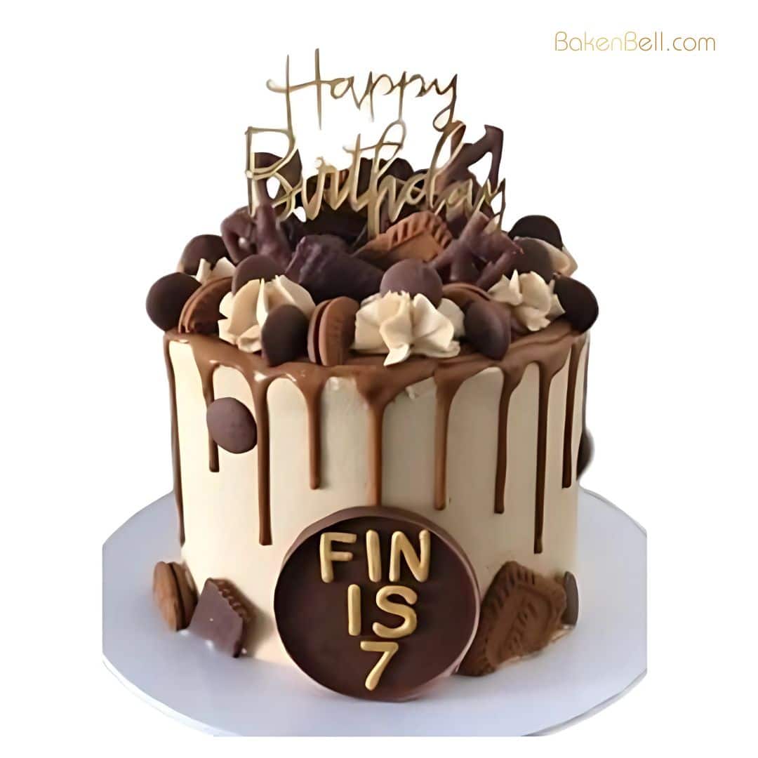 Loaded Chocolate Drip Cake - Bake n Bell