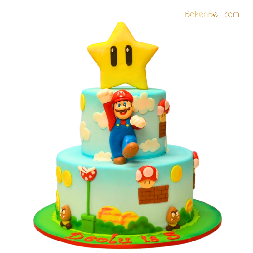 Mario Theme Cake 2 – Bake n Bell